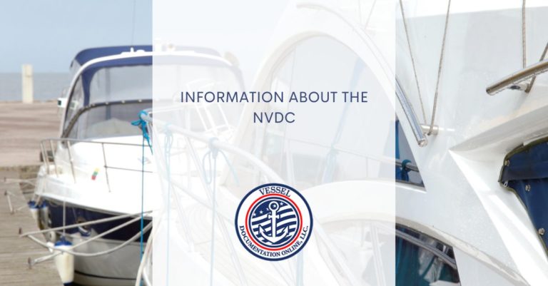 Information About the NVDC | US Vessel Documentation